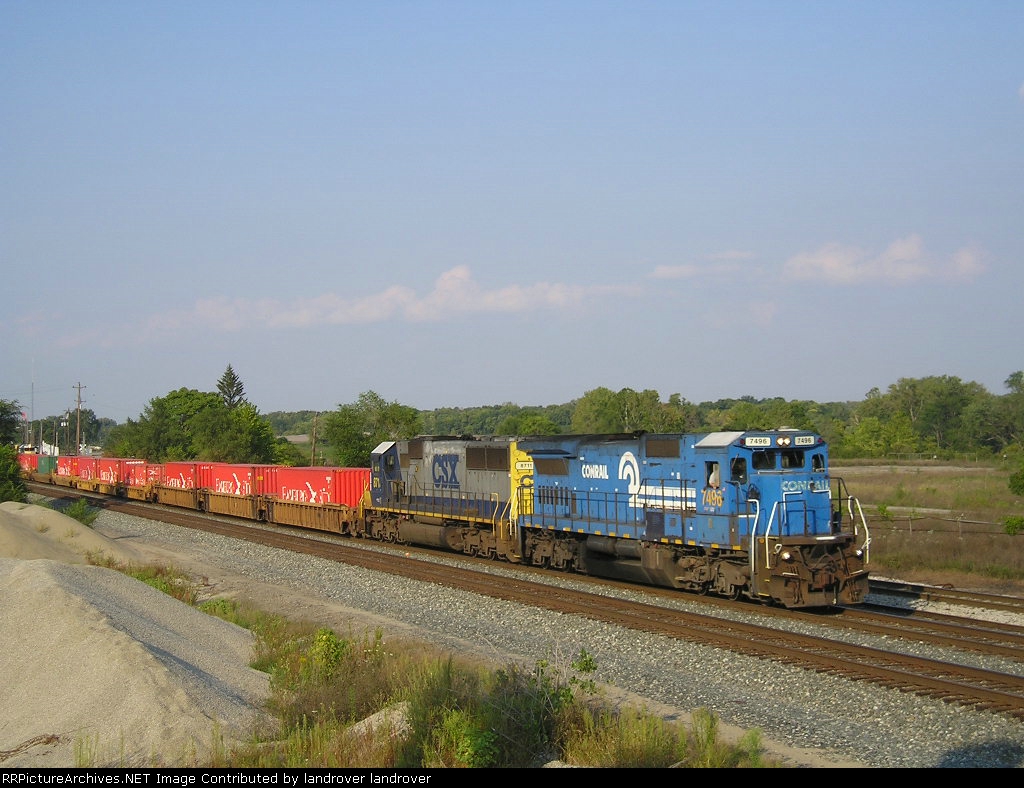 CSXT 7496 On CSX Q 231 Southbound